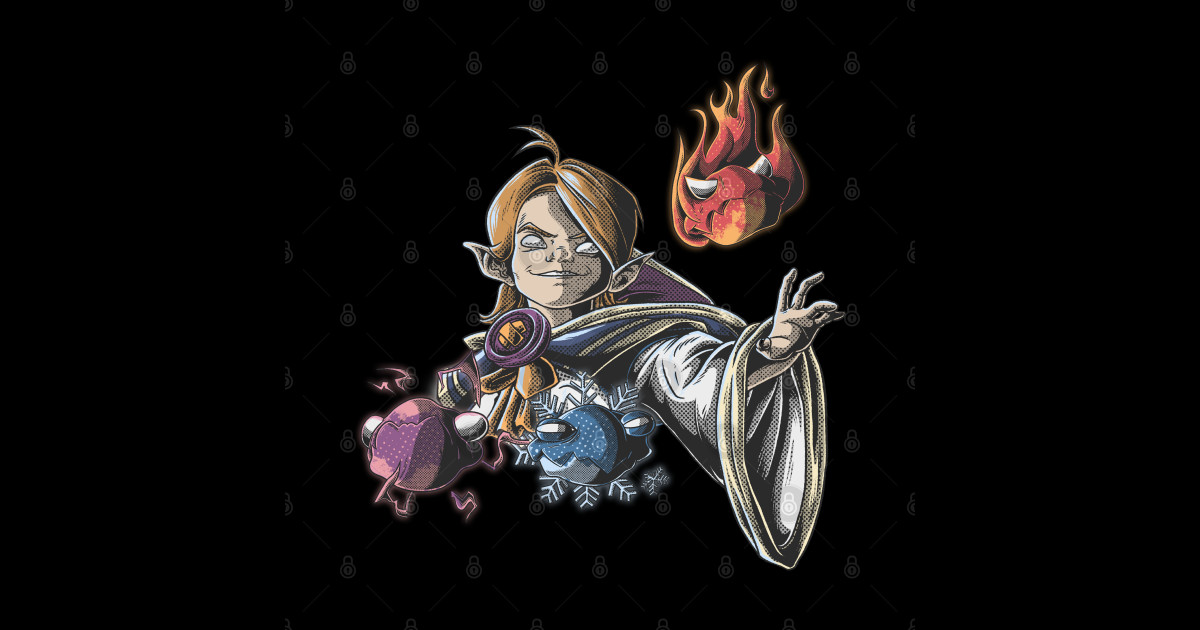 Kid Invoker - Acolyte of the Lost Arts Persona - Invoker - Sticker ...