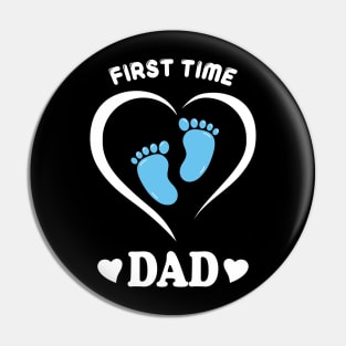 First Time Dad 2023 Pins and Buttons for Sale | TeePublic