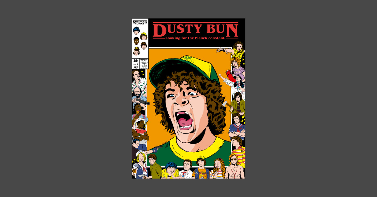 Dusty Bun - Dustin - T-Shirt | TeePublic