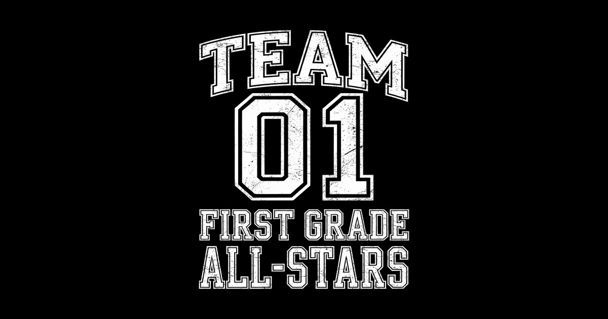 School Team 1st Grade All-Stars Sports Jersey - School Team 1st Grade ...