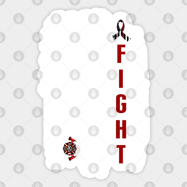 Cool Fight Firefighter Life Back The Red Flag Fireman Independence ...