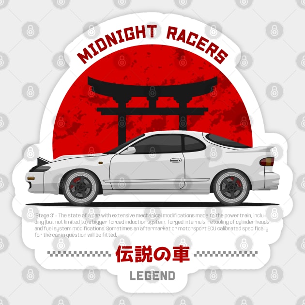 Tuner White MK5 Celica Superior JDM - Celica - Sticker | TeePublic