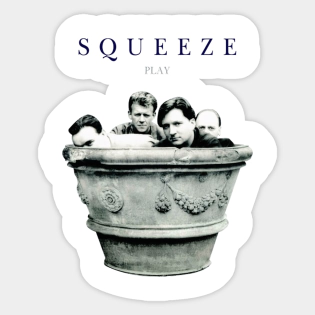 Album Fan Logo Squeeze Vintage Tour Music Band - Squeeze Band - Sticker ...