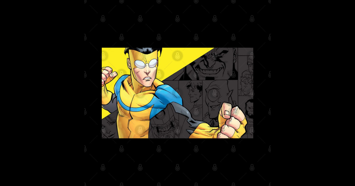 invincible banner - Invincible - Sticker | TeePublic