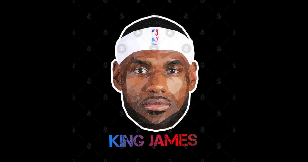 King James - King - Sticker | TeePublic