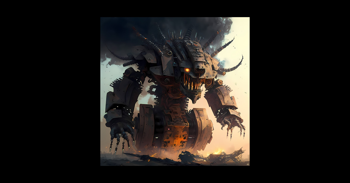 Mechanical Leviathan - Steampunk Style - Magnet | TeePublic