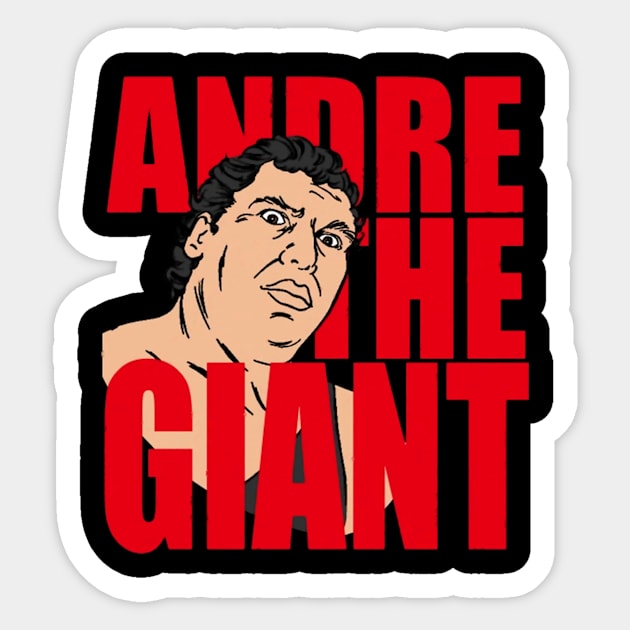 Andre The Giant vintage - Andre The Giant - Sticker | TeePublic