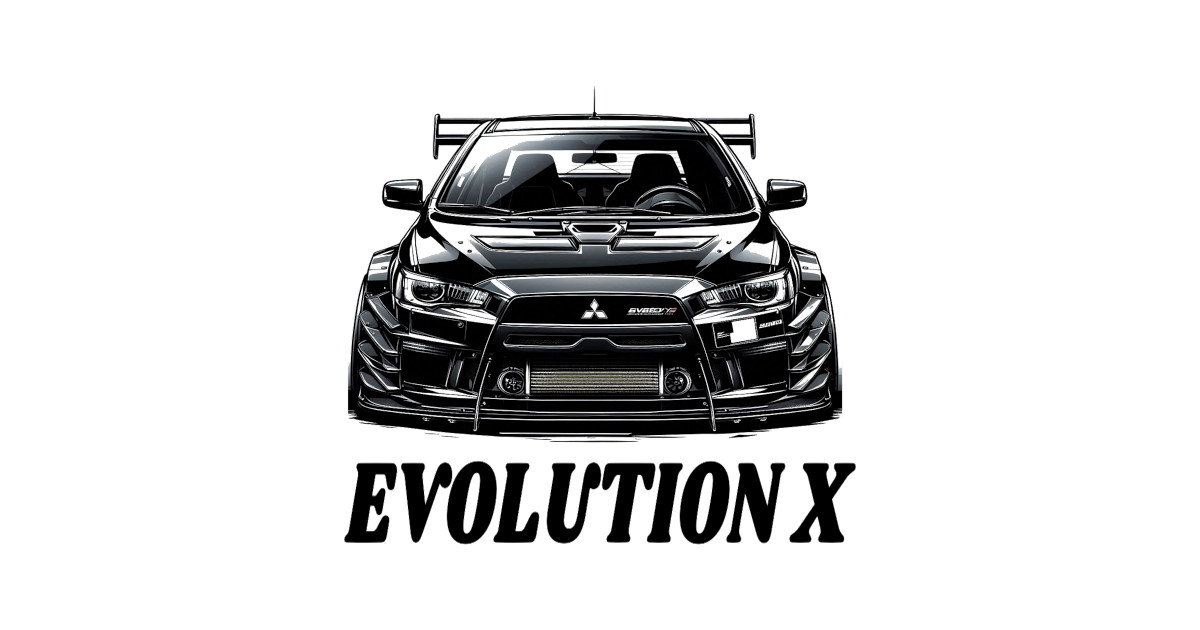 Widebody Mitsubishi Lancer Evolution X Side Chest Design - Mitsubishi ...