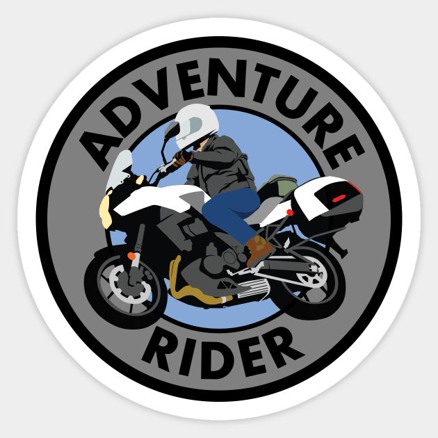 Adventure Rider Touring - Adventure Rider - Sticker | TeePublic