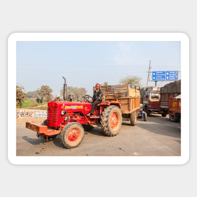 Mahindra 475 DI tractor in India - Tractor - Sticker | TeePublic