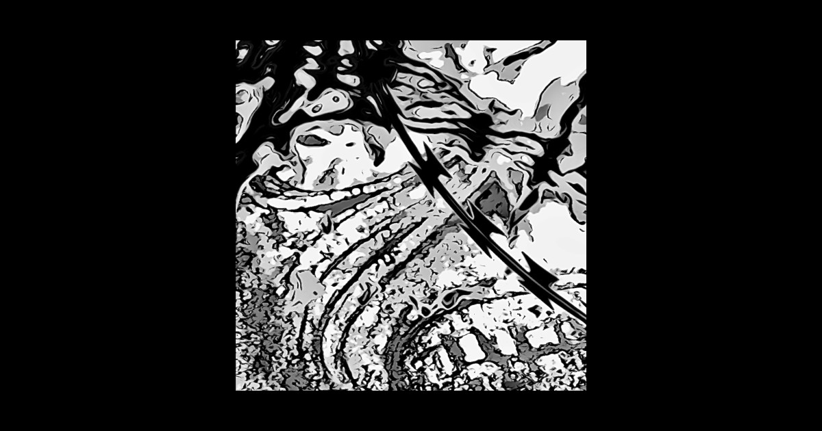 Razor wire zombie - Zombie - Sticker | TeePublic