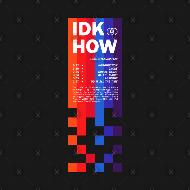 1981 extended play - Idkhow Merch - T-Shirt | TeePublic