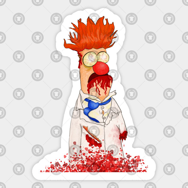 Bunsen's Monster - The Muppets - Sticker | TeePublic