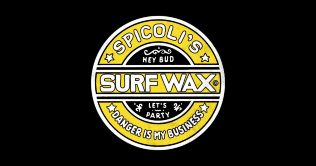 Spicoli's Surf Wax - Spicolis Surf Wax - Sticker | TeePublic