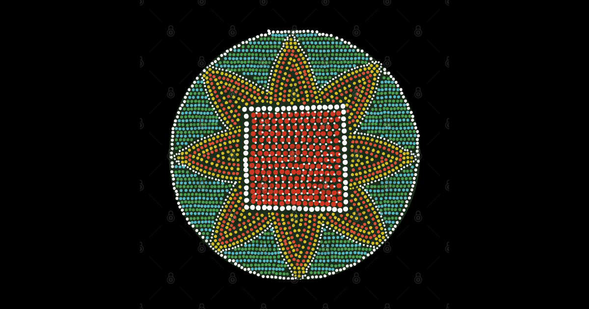 Awesome Aboriginal Art - Aboriginal - Sticker | TeePublic