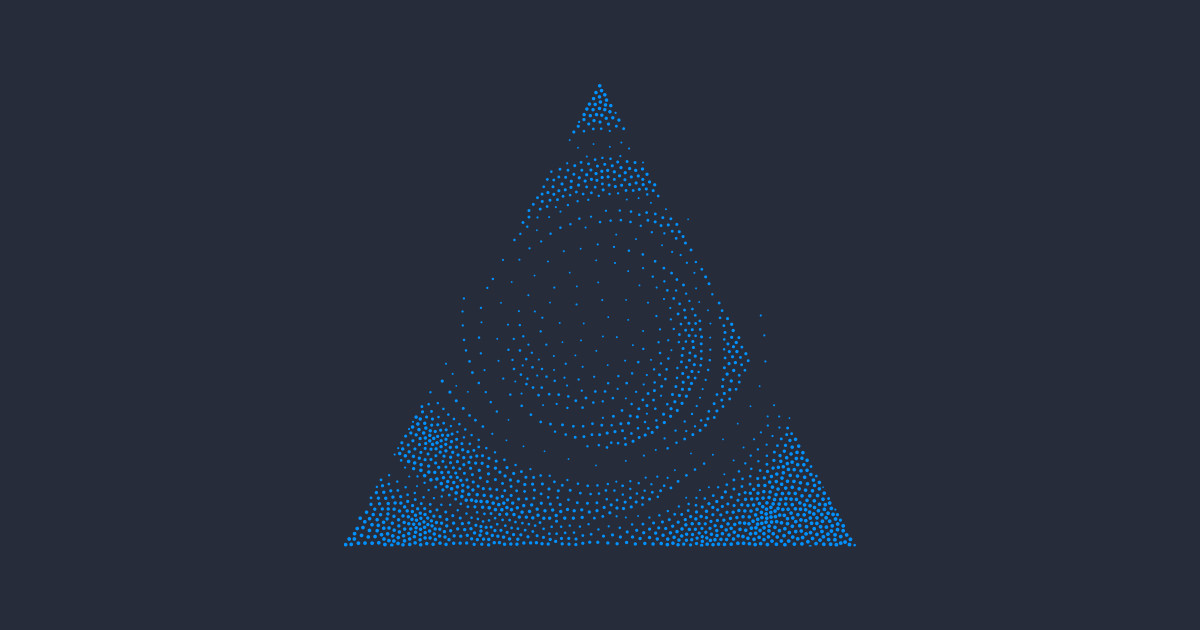 Triangle Particles - Triangle - T-Shirt | TeePublic