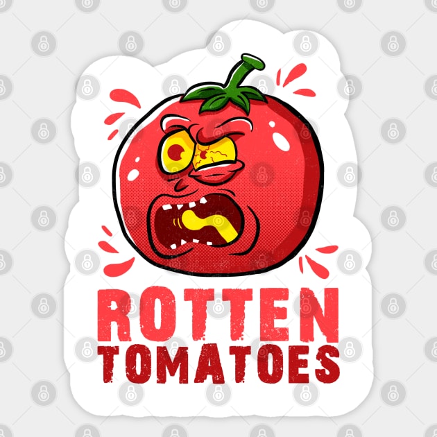 Rotten Tomato - Tomato - Sticker | TeePublic