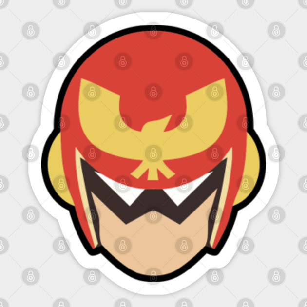 Captain Falcon Stock Icon - Super Smash Bros Ultimate - Sticker | TeePublic