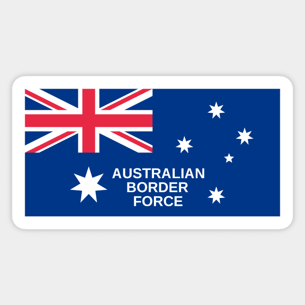 Australian Border Force Flag - Australian Border Force Flag - Sticker ...
