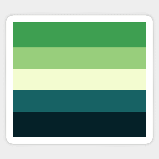 Aro-Spec flag - Aromantic Pride - Sticker | TeePublic