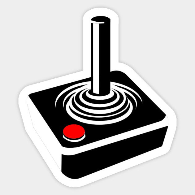 Old School Game Controller - Game Controller - Sticker | TeePublic Old School Game Controller - Game Controller - Sticker | TeePublic