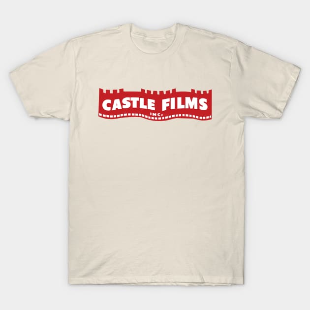 Castle Films logo (Red) - Castle Films - T-Shirt | TeePublic