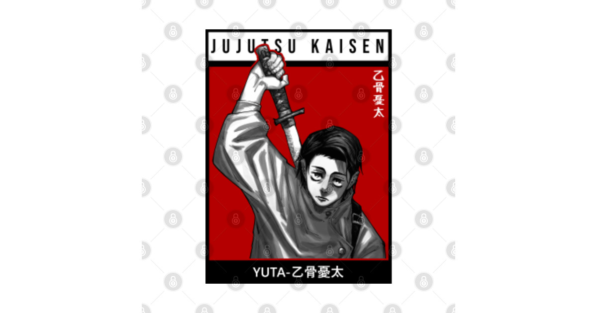 Yuta-Black Line - Yuta Okkotsu - Kids T-Shirt | TeePublic