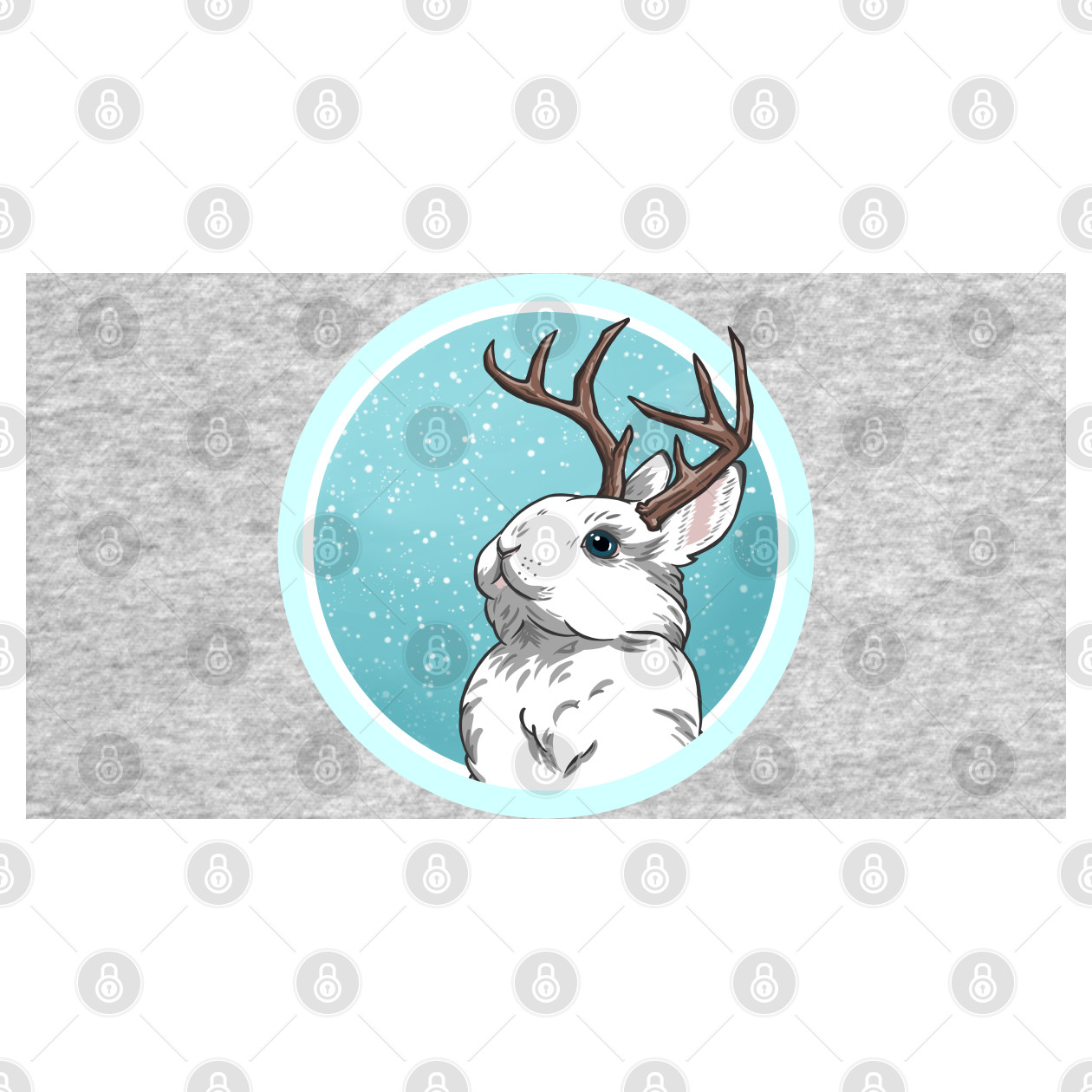 Jackalope - Round Snowdrop - Jackalope - T-Shirt | TeePublic