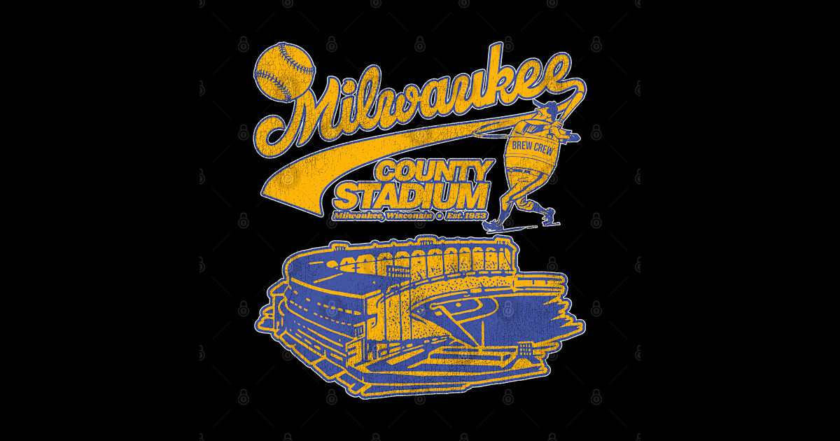Defunct Baseball Milwaukee County Stadium - Milwaukee County Stadium ...
