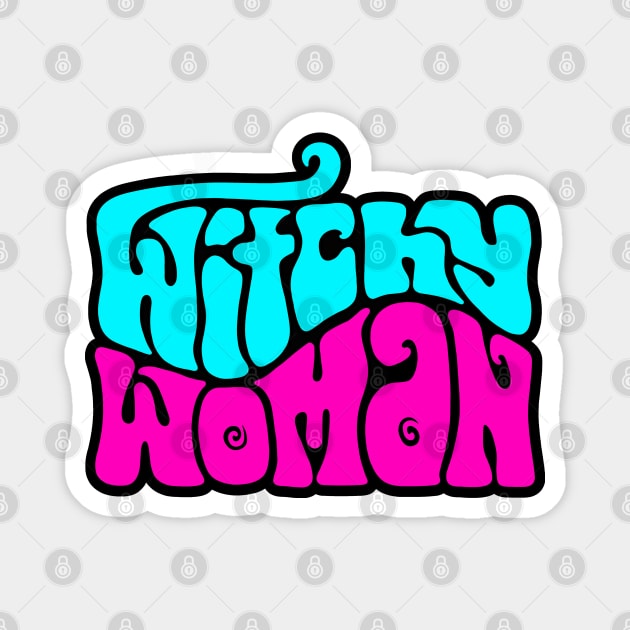 Witchy Woman Word Art - Witchy Woman - Magnet | TeePublic