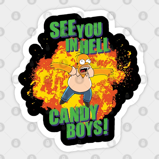 Candy Boys - Funny - Sticker | TeePublic
