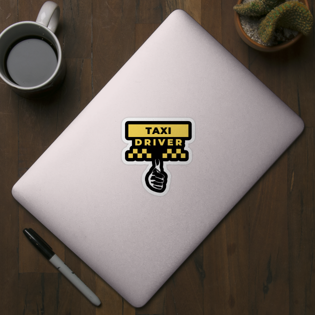 Taxi Driver – Thumbs Up - Taxi Driver - Sticker | TeePublic