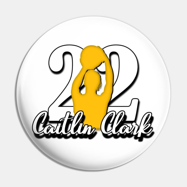 Caitlin Clark - Caitlin Clark - Pin | TeePublic