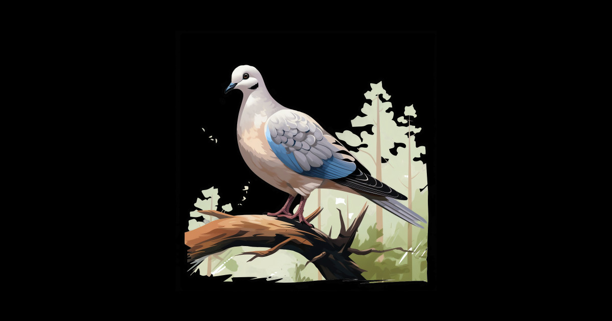 Collared Dove - Collared Dove - Sticker | TeePublic