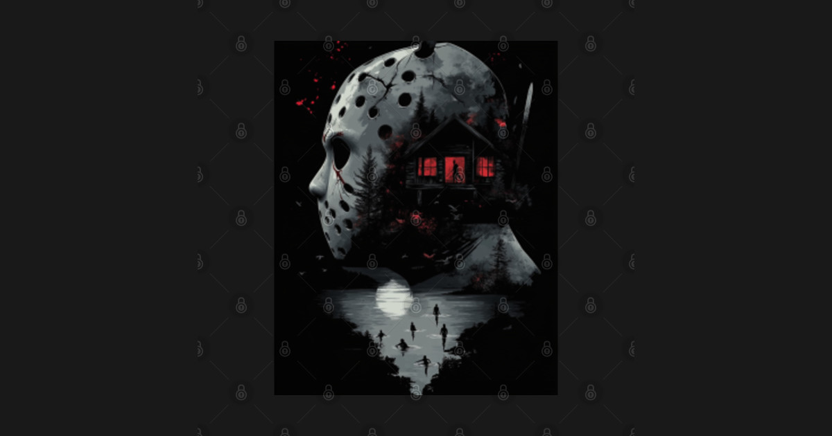 Jason Voorhees: Terror Behind the Mask - Friday The 13th - T-Shirt ...