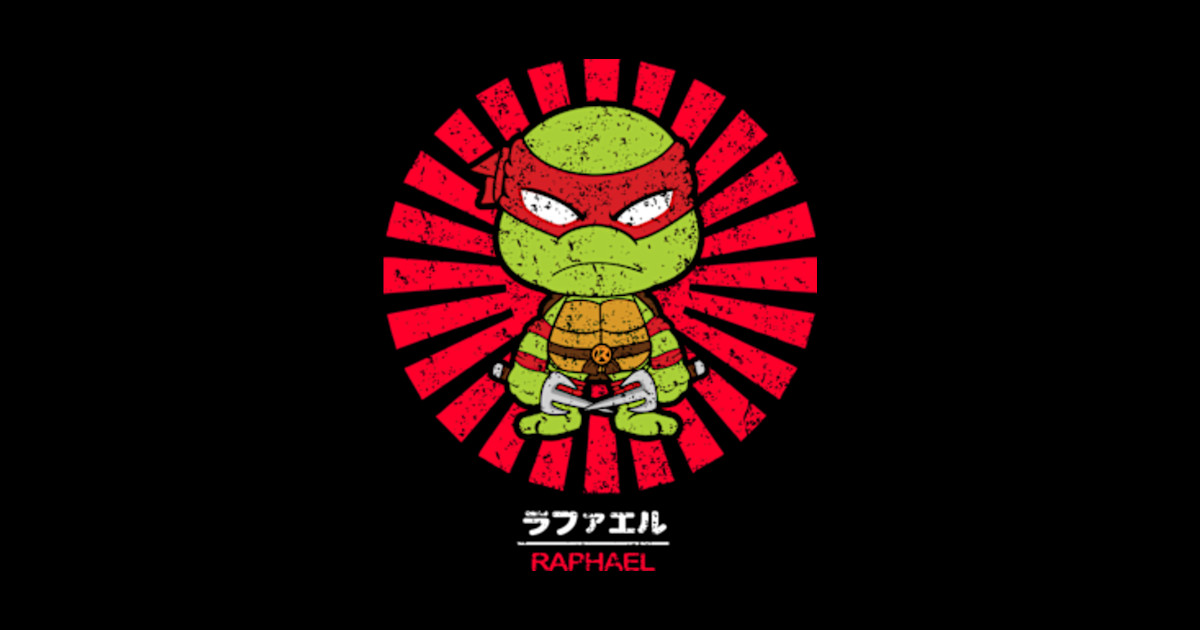 raphael retro japanese - Raphael - Sticker | TeePublic