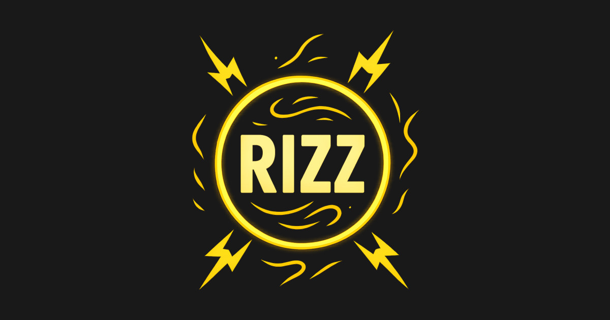 Gen Alpha Slang Rizz Electric Aura Trendy Design - Gen Alpha Slang - T ...