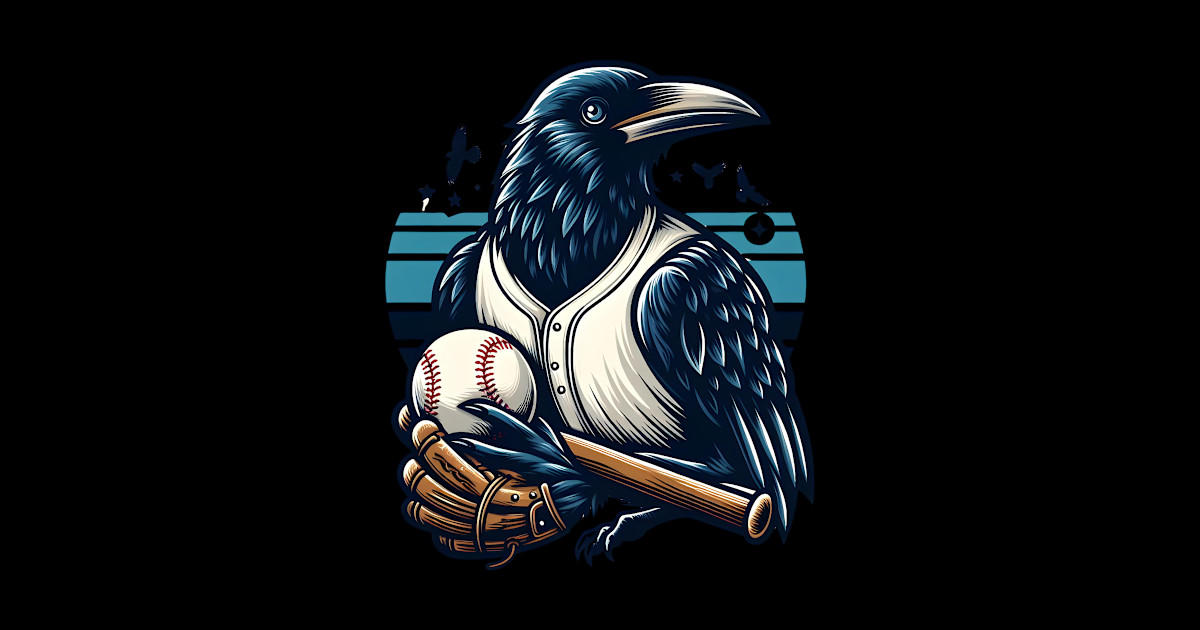 crows play baseball - The Crow - Posters and Art Prints | TeePublic
