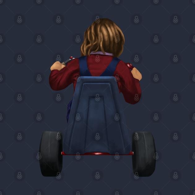 Danny on his Bike - The Shining Apparel - T-Shirt | TeePublic