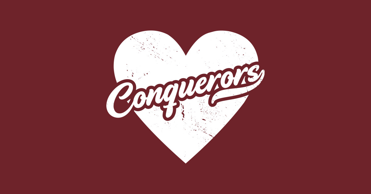 Vintage Conquerors School Spirit // High School Football Mascot // Go ...