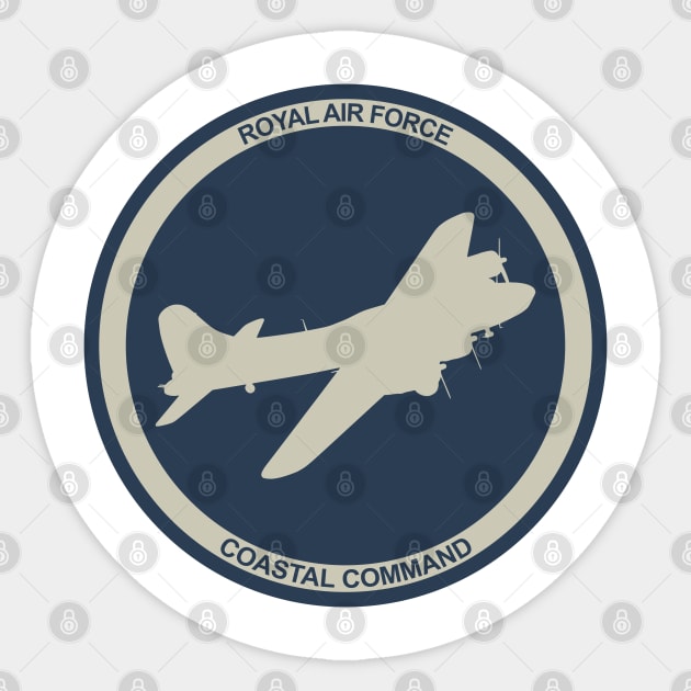 B-17 Flying Fortress - Raf Coastal Command - Sticker | TeePublic
