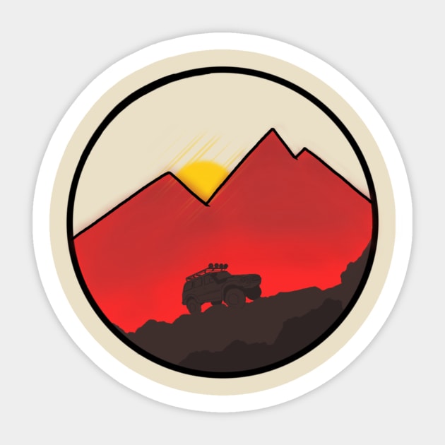80 Series Land Cruiser - Toyota - Sticker | TeePublic