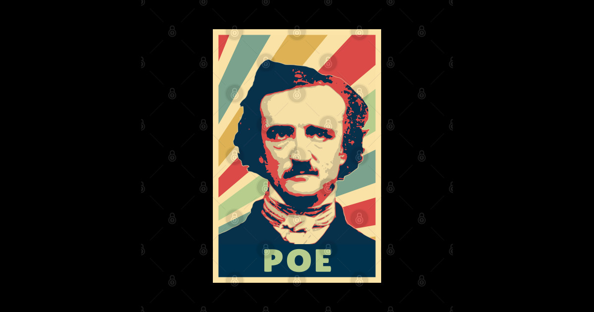 Edgar Allan Poe Vintage Colors - Edgar - Posters and Art Prints | TeePublic