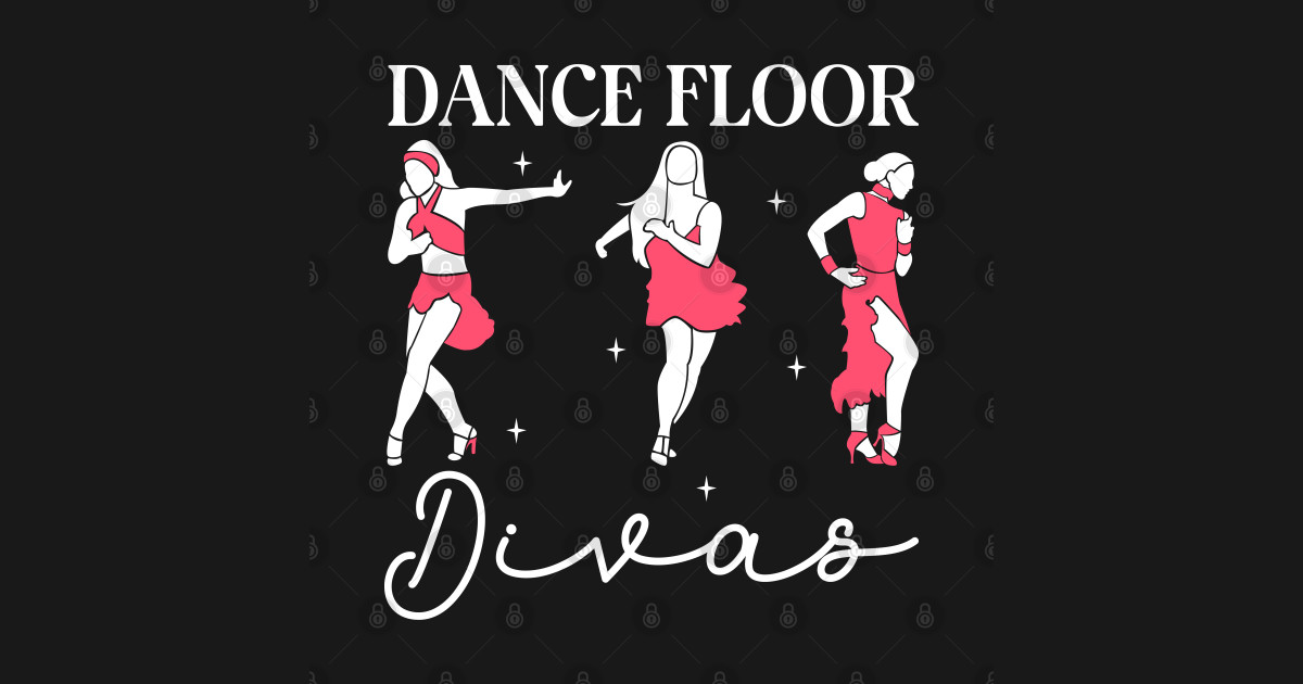 party enthusiasts - Dance Floor Divas - Dancing Women - T-Shirt | TeePublic