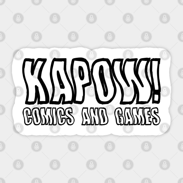 Kapow! Tie Dye - Comics - Sticker | TeePublic