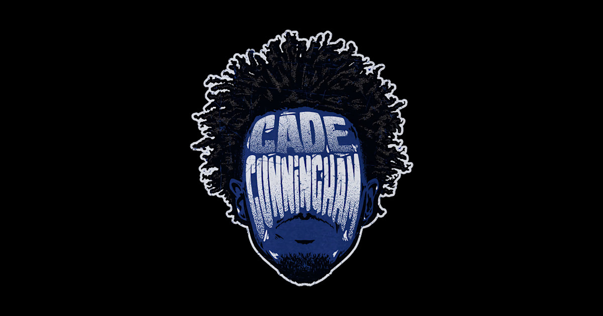 Cade Cunningham Detroit Player Silhouette - Cade Cunningham - Posters ...