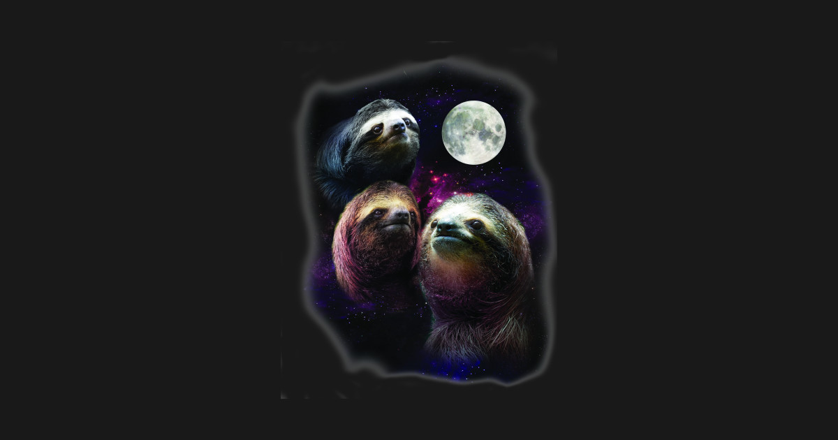 Three Sloths - Sloth - T-Shirt | TeePublic