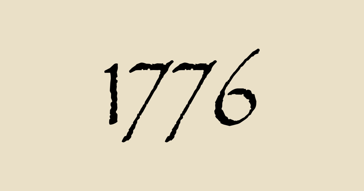 1776 Date - 1776 - T-Shirt | TeePublic