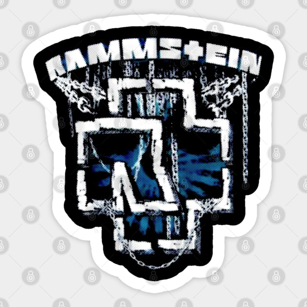 Rammstein Classic Style - Rammstein - Sticker | TeePublic