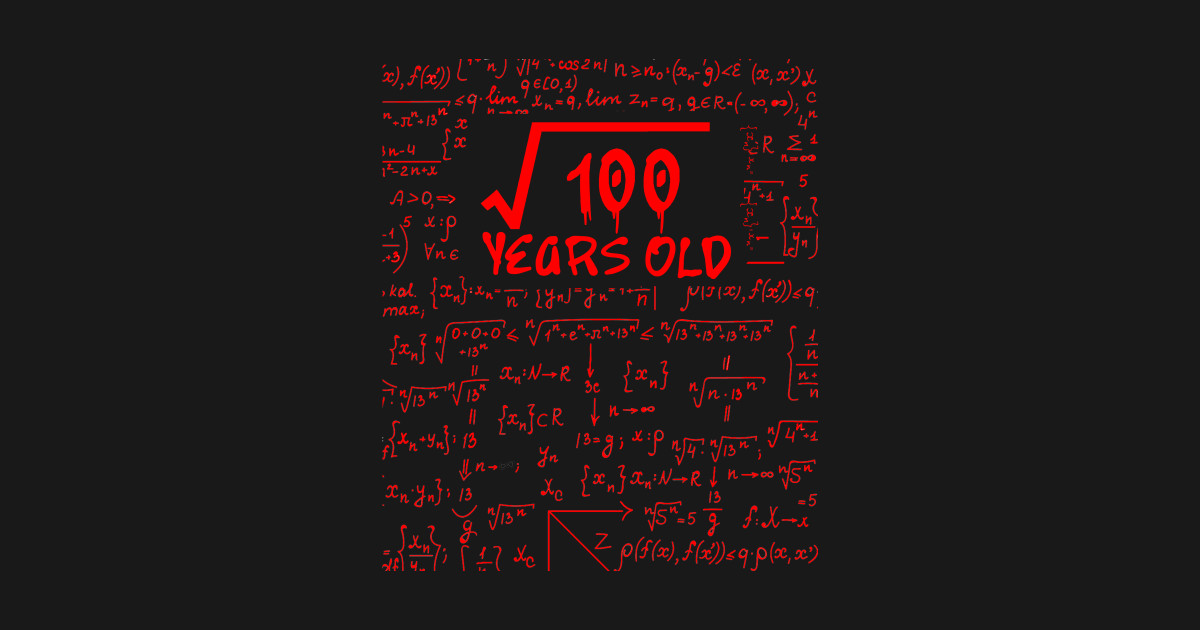 square root of 100 10th birthday 10 years old - Square - T-Shirt ...